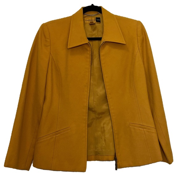 Classiques Entier | Jackets & Coats | Vintage Wool Zip Blazer | Poshmark